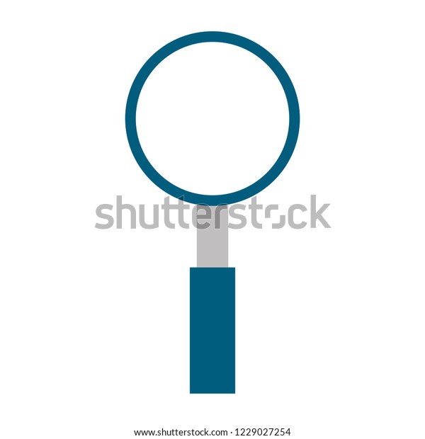 Magnifying Glass Symbol Stock Vector (Royalty Free) 1229027254 ...