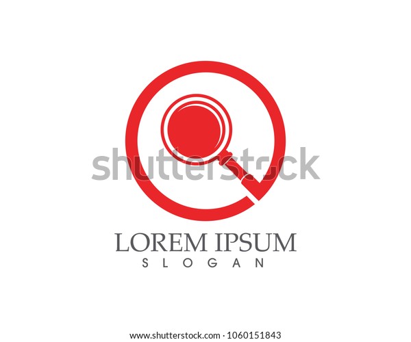 Magnifying Glass Vector Image Logo Icons Stock Vector (Royalty Free ...