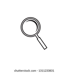 Magnifying Icon Search Symbol Vector Logo Stock Vector (Royalty Free ...