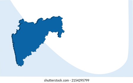 Maharashtra Map Icon Vector Design Stock Vector (Royalty Free ...