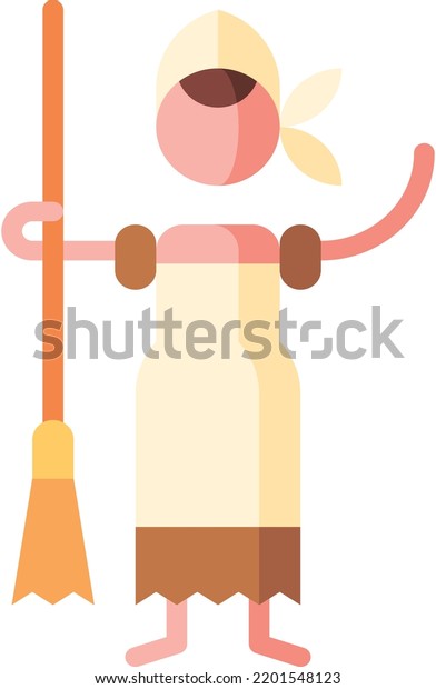 Maid Isolated Design Element Stock Illustration Stock Vector (Royalty ...