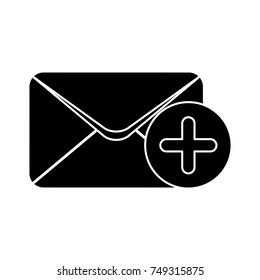 Mail Add Icon Stock Vector (Royalty Free) 749315875 | Shutterstock