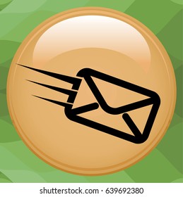 Mail Arrow Icon Stock Vector (Royalty Free) 639692380 | Shutterstock
