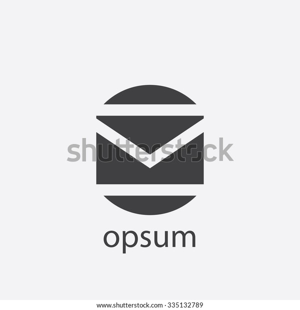 Mail Cut Identity Template Icon Design Stock Vector (Royalty Free ...