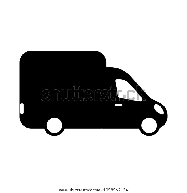 Mail Delivery Minivan Mail Bus Minibus Stock Vector (Royalty Free ...