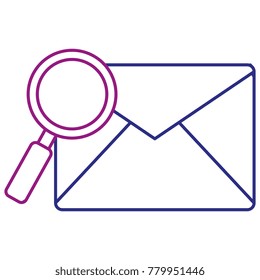 Mail Envelope Magnifying Glass Stock Vector (Royalty Free) 779951446 | Shutterstock