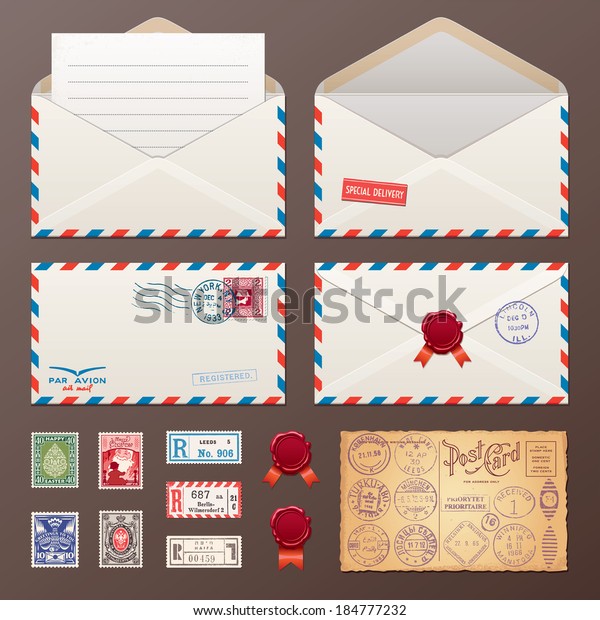 134,477 Old Postage Envelope Images, Stock Photos & Vectors | Shutterstock