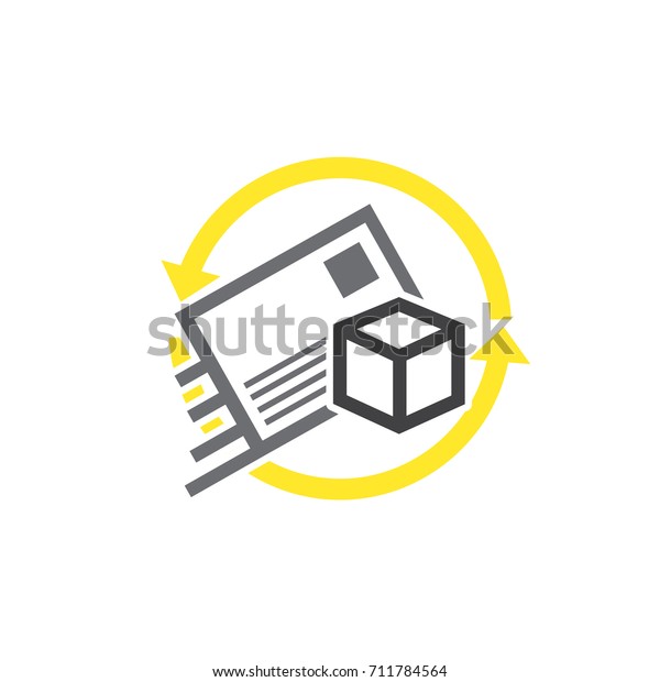 Mail Goods Delivery Logo Stock Vector (Royalty Free) 711784564 ...