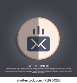 Mail Icon Communication Sign Stock Vector (Royalty Free) 718984282 ...