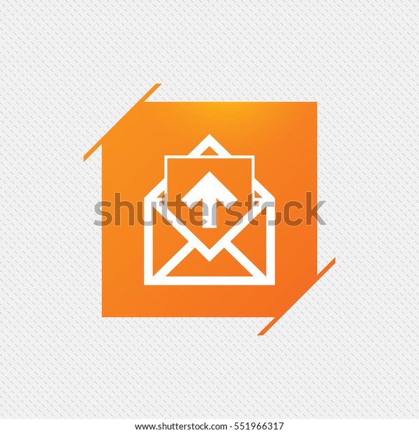 Mail Icon Envelope Symbol Outgoing Message Stock Vector (Royalty Free ...