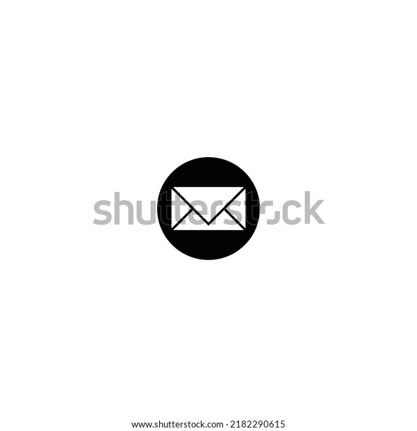 Mail Icon Sticker White Background Stock Vector (Royalty Free ...