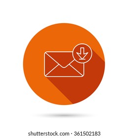 Mail Inbox Icon Email Message Sign Stock Vector (Royalty Free ...