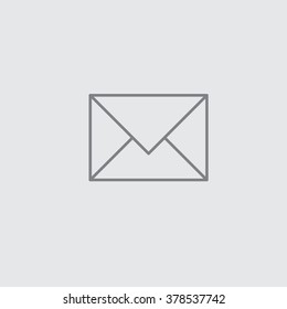 Mail Letter Flat Vector Illustration Stock Vector (Royalty Free ...