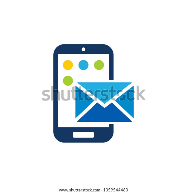Mail Mobile Phone Logo Icon Design Stock Vector (Royalty Free) 1059544463
