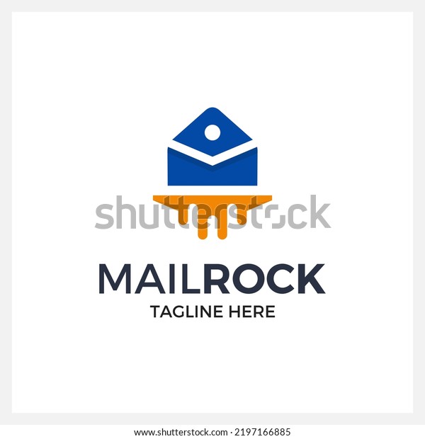 Mail Rocket Logo Technology Business Stock Vector (Royalty Free ...