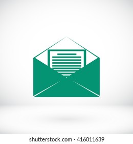 Mail Sign Icon Stock Vector (Royalty Free) 416011639 | Shutterstock
