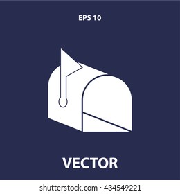 Mailbox Icon Mailbox Sign Stock Vector (Royalty Free) 434549221 ...