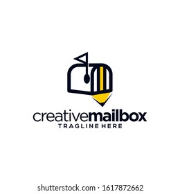 Mailbox Logo Design Image Stock Stock Vector (Royalty Free) 1617872662 ...