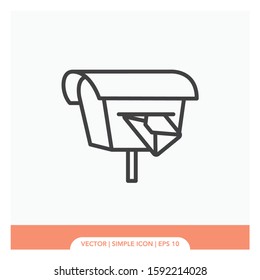 Mailbox Symbol Icon Vector Illustration Stock Vector (Royalty Free ...