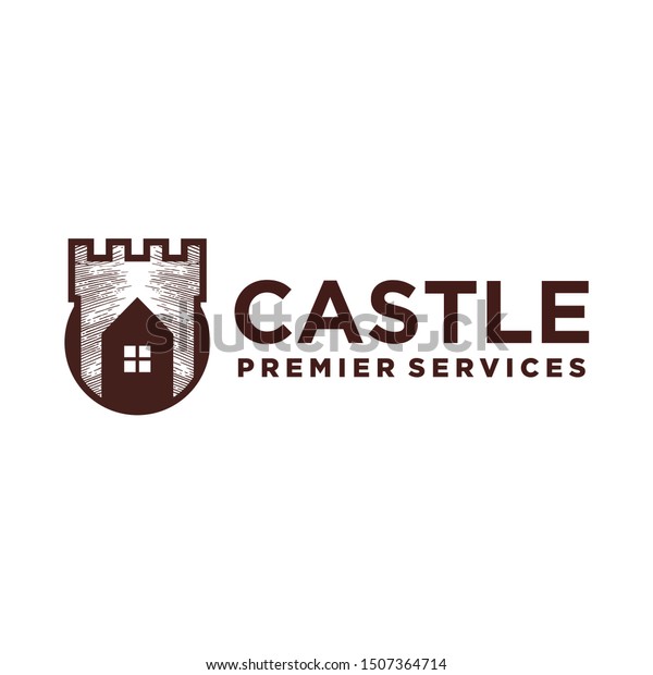 Main Castle Logo Service Stock Vector (Royalty Free) 1507364714 ...