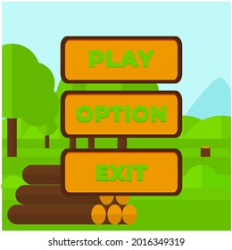 285 Game main menu Images, Stock Photos & Vectors | Shutterstock