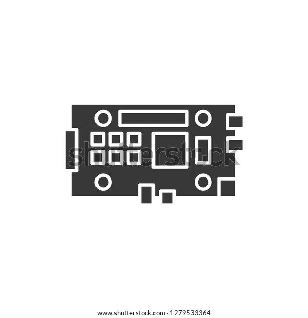 Mainboard Icon Robotics Symbol Modern Simple: เวกเตอร์สต็อก (ปลอดค่า ...