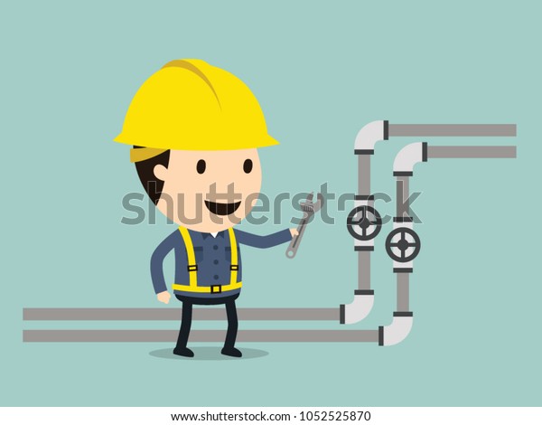 Maintenance Check Vector Illustration Safety Accident Stock Vector ...
