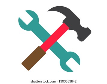 Maintenance Tools Icon Vector Repair Tools Stock Vector (Royalty Free ...