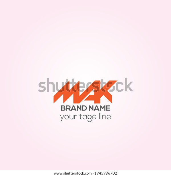 Mak Letter Abstract Logo Template Mak Stock Vector (Royalty Free ...