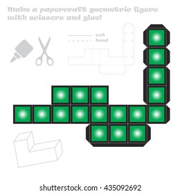 Make 2 Out 9 Paper Craft Stock Vector (Royalty Free) 435092692 ...