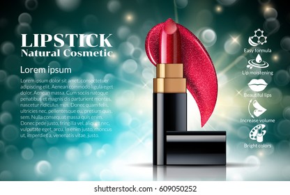 11,107 Lipstick advertising design Images, Stock Photos & Vectors ...