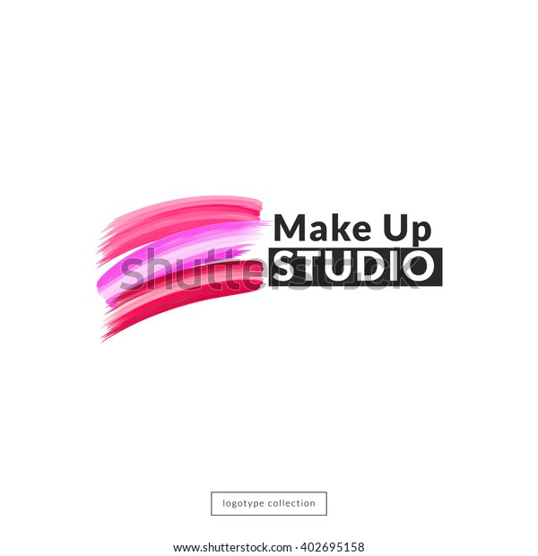 Makeup Studio Logo Design Template Vector Stock Vector (Royalty Free ...