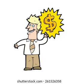 Making Money Cartoon Stock Vector (Royalty Free) 261526358 | Shutterstock