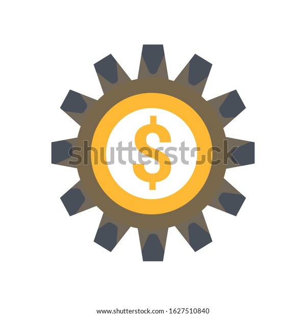 Making Money Icon Concept On White Stock Vector (Royalty Free ...