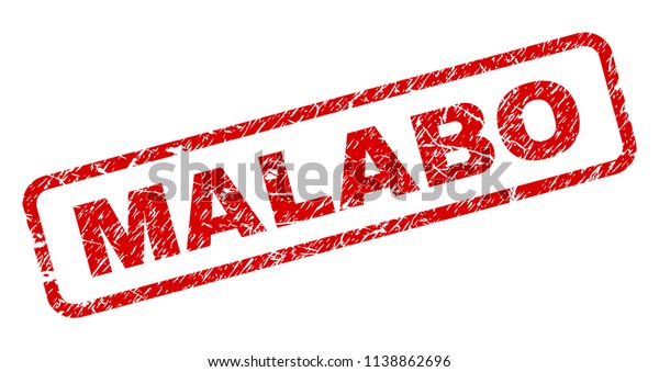 Malabo Stamp Seal Print Scratced Style Stock Vector (Royalty Free ...