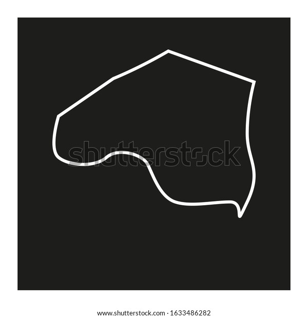 Malacca Region Map Malaysia Country: vector de stock (libre de regalías ...