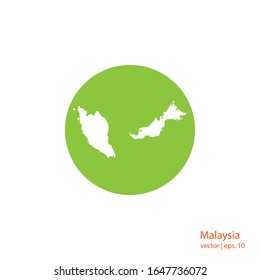 Malaysia Maps Logo Design Vector Template Stock Vector (Royalty Free ...
