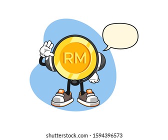 Malaysian Ringgit Costumer Cervices Speech Bubble Stock Vector (Royalty ...