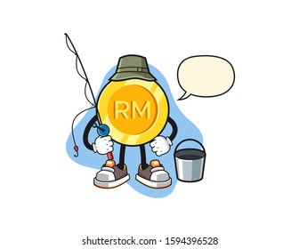 Malaysian Ringgit Fisherman Speech Bubble Cartoon Stock Vector (Royalty ...