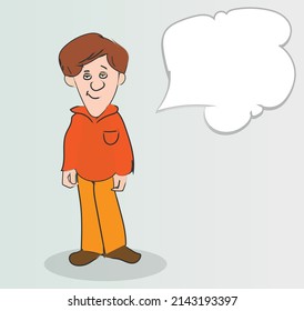 Male Cartoon Characters Chatting Vector Image Stock Vector (Royalty ...