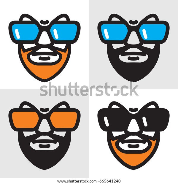 Male Face Vector Graphic Illustration Stock Vector (Royalty Free ...