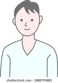 Male Front Facing Vector Illustration Stock Vector (Royalty Free ...