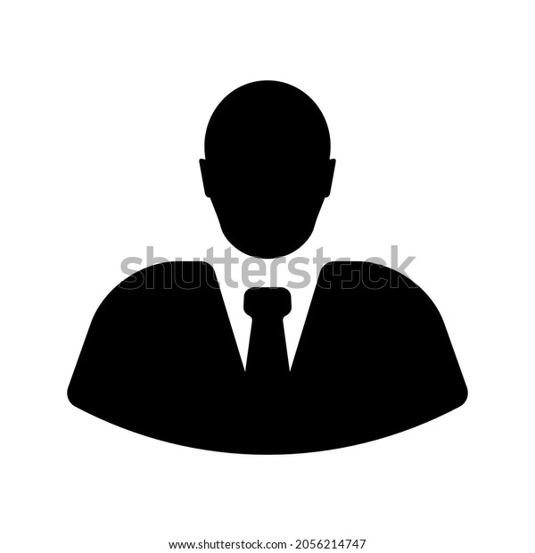 Male Manager Icon Flat Iconic Symbol Stock Vector (Royalty Free ...