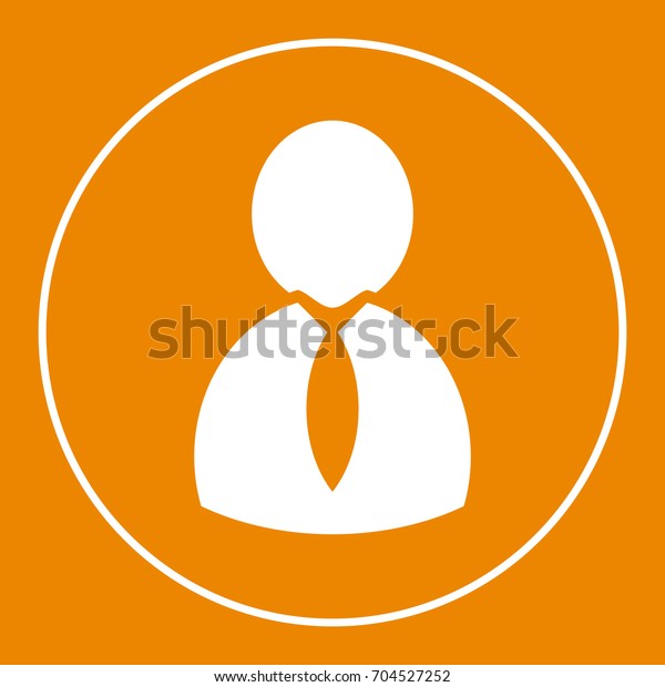 Male Manager Icon Flat Iconic Symbol Stock Vector (Royalty Free ...