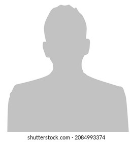 Male Profile Default Vector Man Avatar Stockvektor (royaltyfri ...