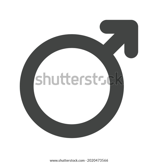 Male Sign Icon Vector Image Can Stock Vector Royalty Free 2020473566