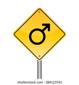 Male Signs Illustration Vector Stock Vector (Royalty Free) 284123741 ...