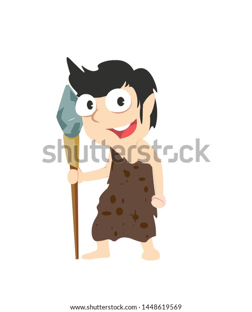 Male Stone Man Vector Illustration Stock Vector (Royalty Free ...