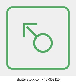 Male Symbol Stock Vector (Royalty Free) 437352115 | Shutterstock