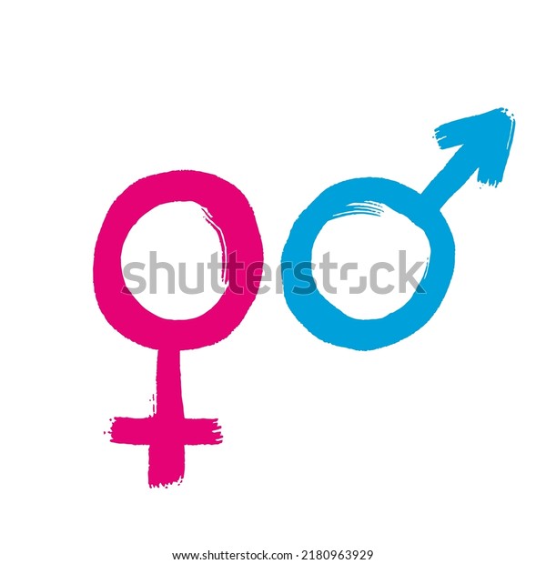 Male Symbol Female Sex Symbol Gender เวกเตอร์สต็อก ปลอดค่าลิขสิทธิ์